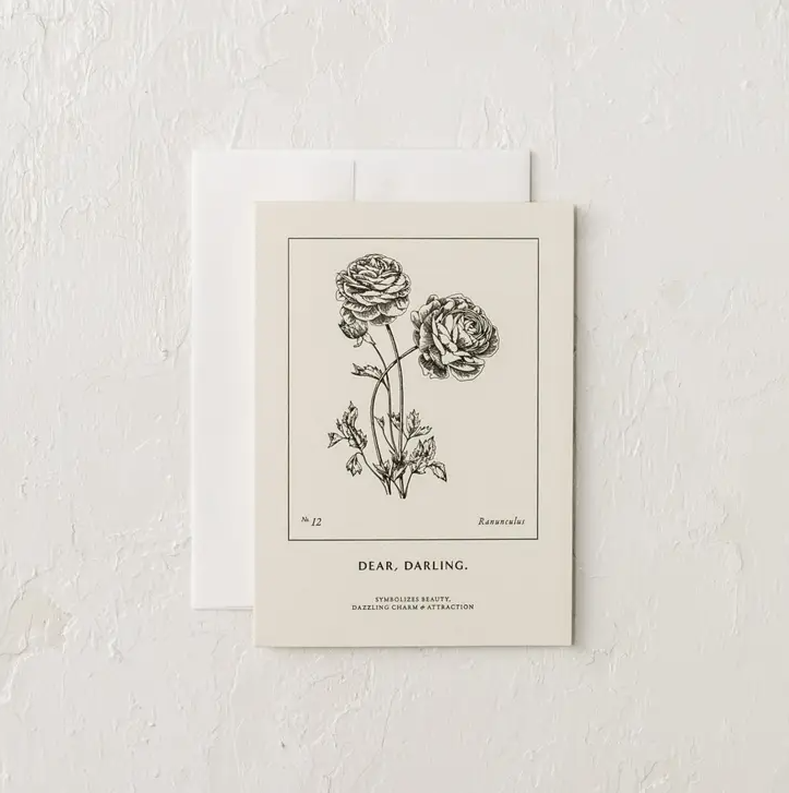 Dear Darling Card - Botanical – Hoppe Shoppe